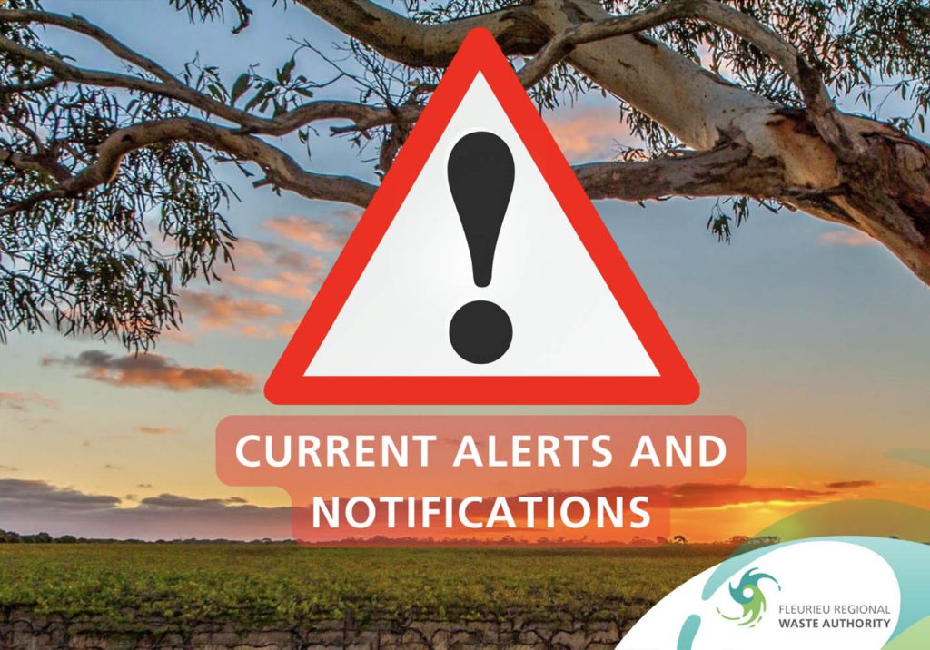 Current alerts and notifications - FRWA
